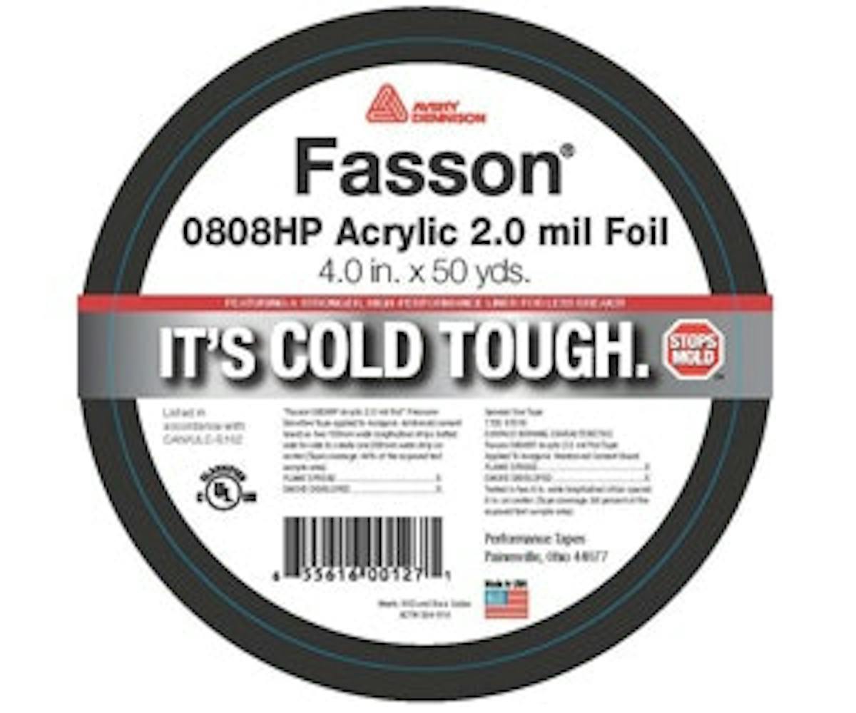 Fasson 0808HP Mechanical Insulating Tape | Buildings