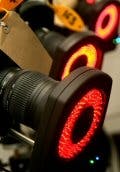 Motion capture cameras surrounded by LEDs | Buildings