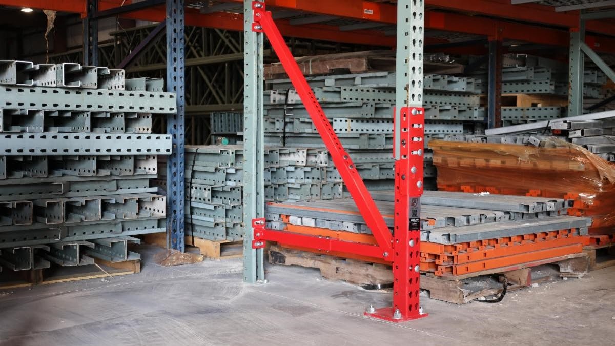 Repair Damaged Pallet Rack Uprights with Centurion Repair Kits | Buildings
